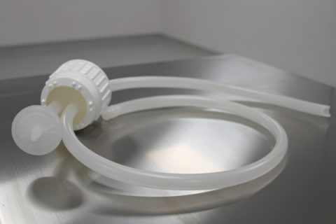 Transfer Bottle Assembly for Biopharmaceutical Industry