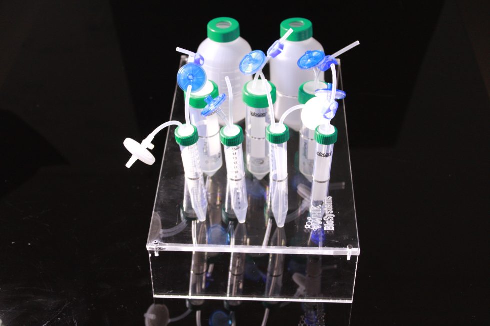 Transfer Bottle Assembly for Biopharmaceutical Industry